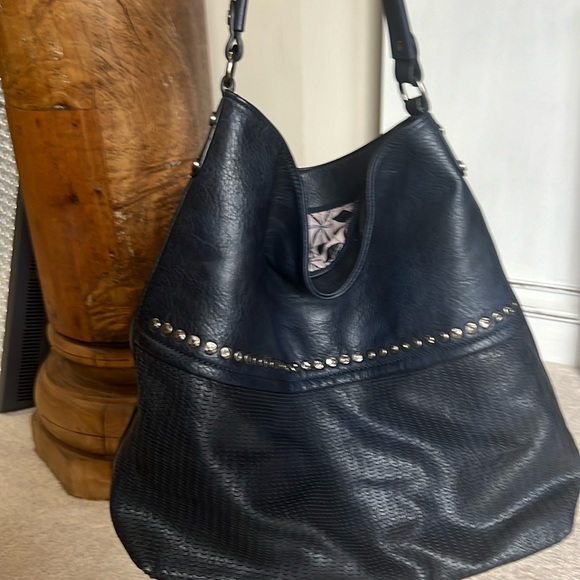 LeMiel | Bags | Hadley Hobo Bag By Lemiel Dark Navy Nwt | Poshmark